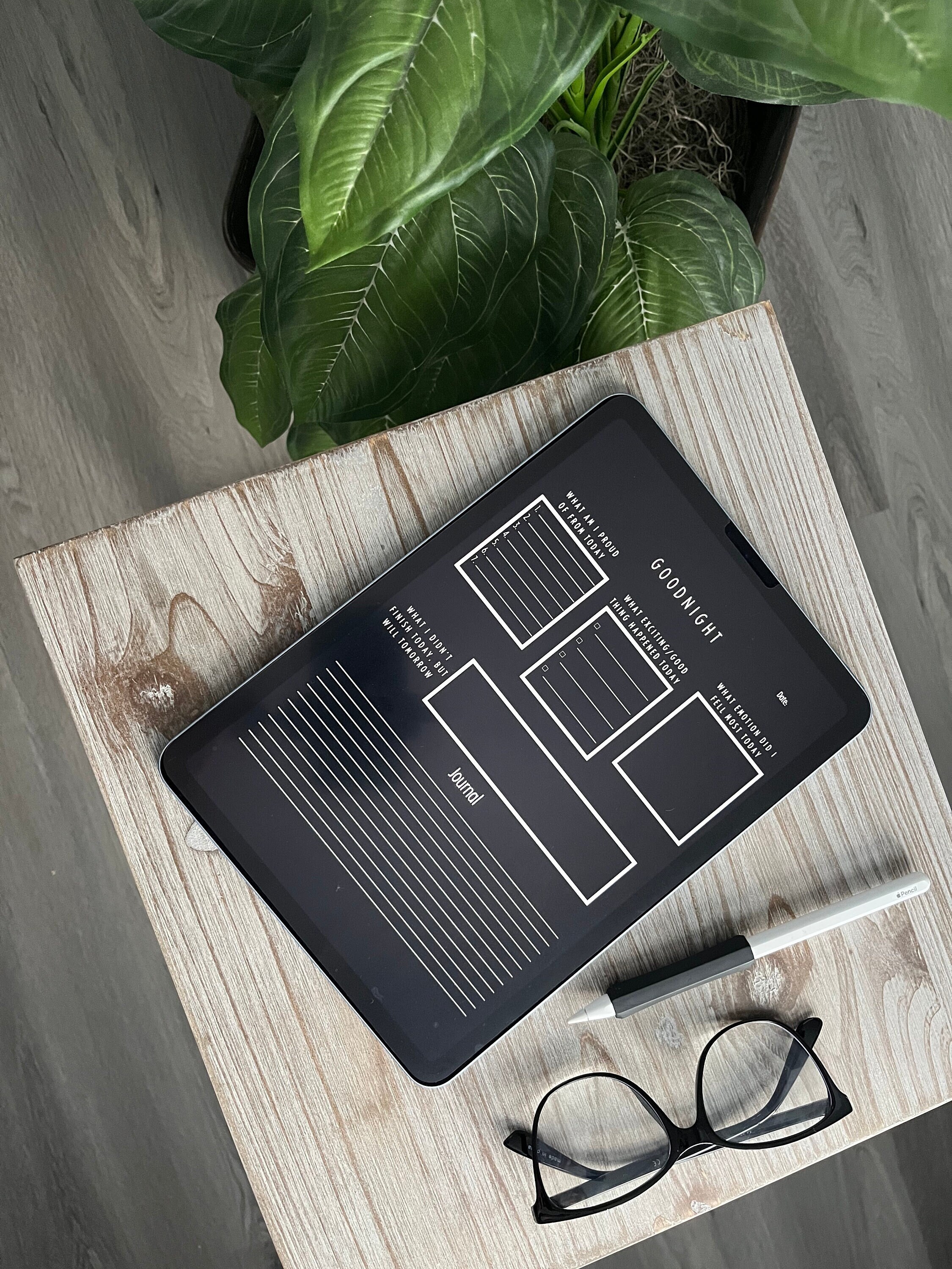 Night Routine Journal Dark Mode - Etsy