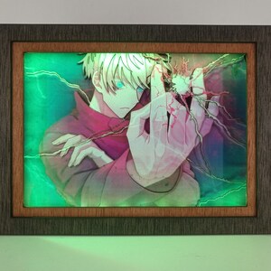 Gojo Anime Night Light, Shadow Box, Lightbox, Anime Lightbox, Amazing ...