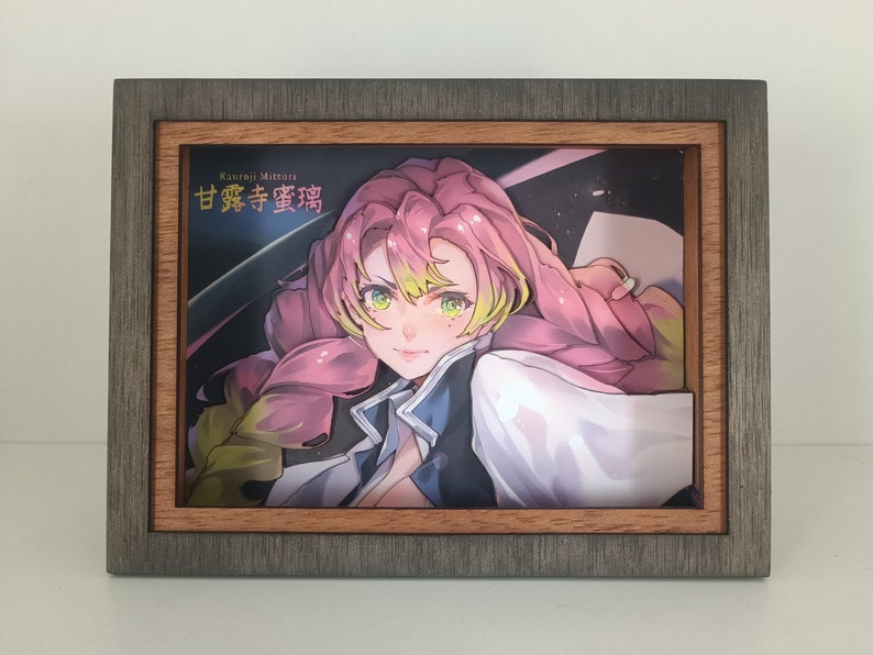 Kawaii Mitsuri Kanroji Lamp – RGB Anime Desk Light - Etsy