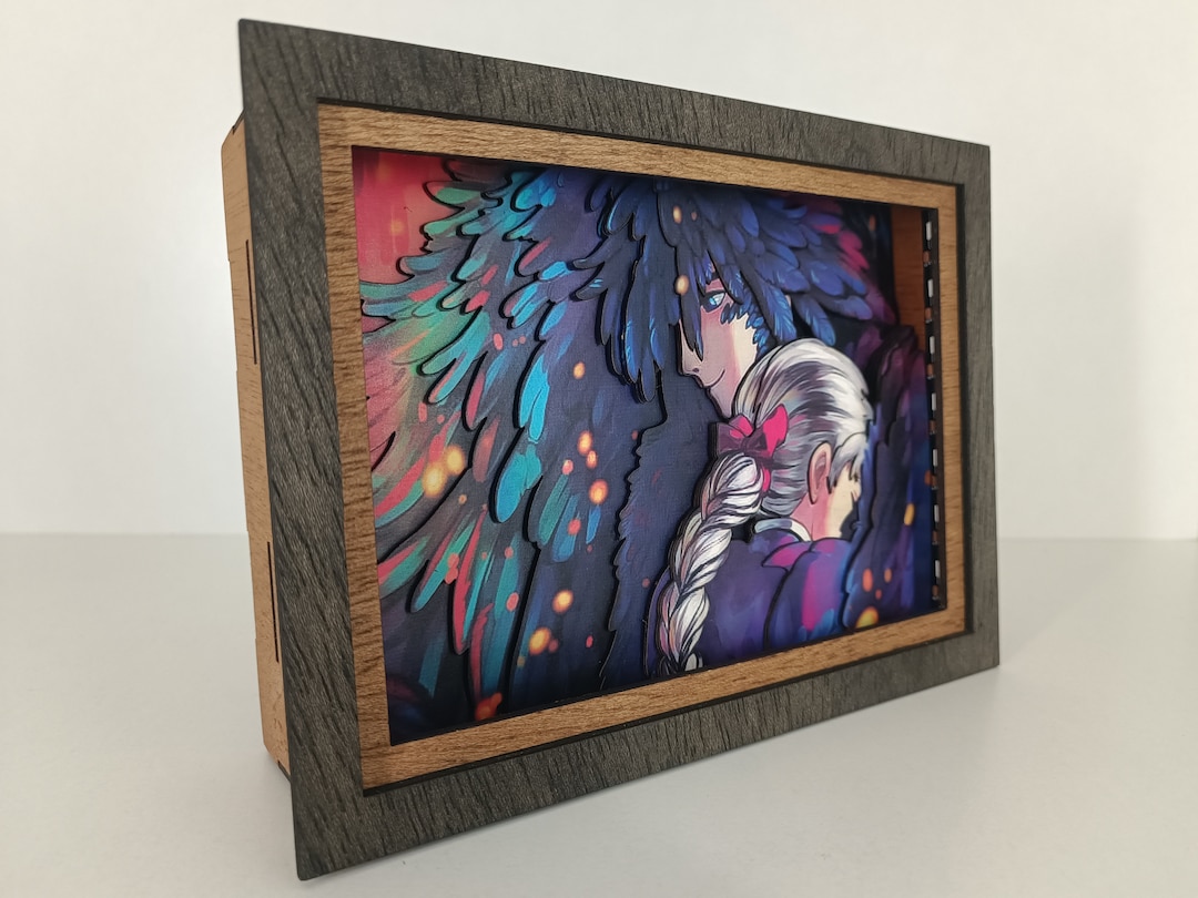 Howl Castle Anime Night Light, Shadow Box, Sophie Howl Castle Lightbox ...