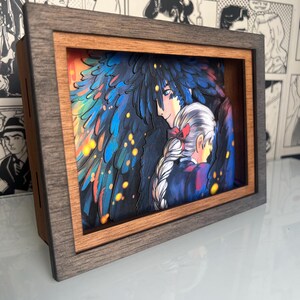 Anime Castle Shadow Lamp: Handmade Color-changing LED Night Light - Etsy