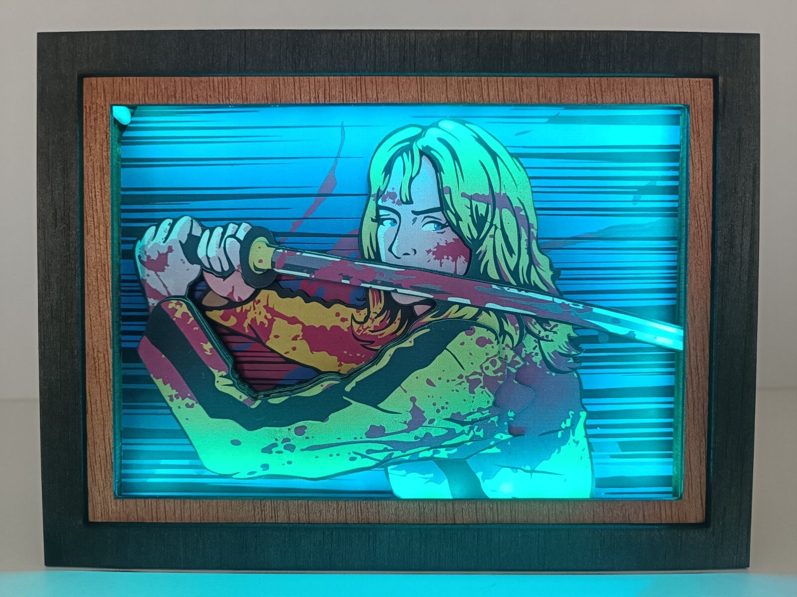 Samurai Vibes Lamp – Kill Bill Fan Art Light for Tarantino Fans - Etsy