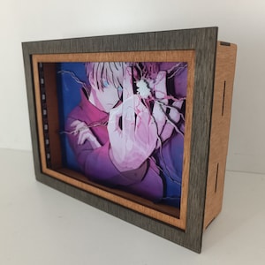 Gojo Anime Night Light, Shadow Box, Lightbox, Anime Lightbox, Amazing ...