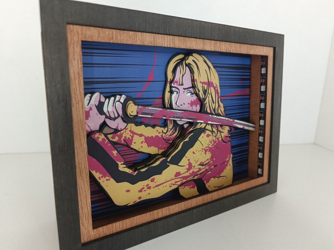 Samurai Vibes Lamp – Kill Bill Fan Art Light for Tarantino Fans - Etsy