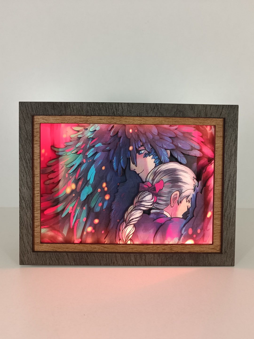 Sophie Howl Castle Night Light, Howl Castle Anime Lightbox, Shadow Box ...