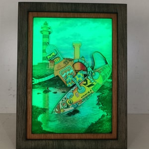 Futurama Inspired Shadow Box Night Light - Cool Bender Lightbox, Fun ...
