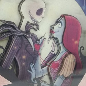 Jack Skellington the Nightmare Before Christmas Night Light, Shadow Box ...