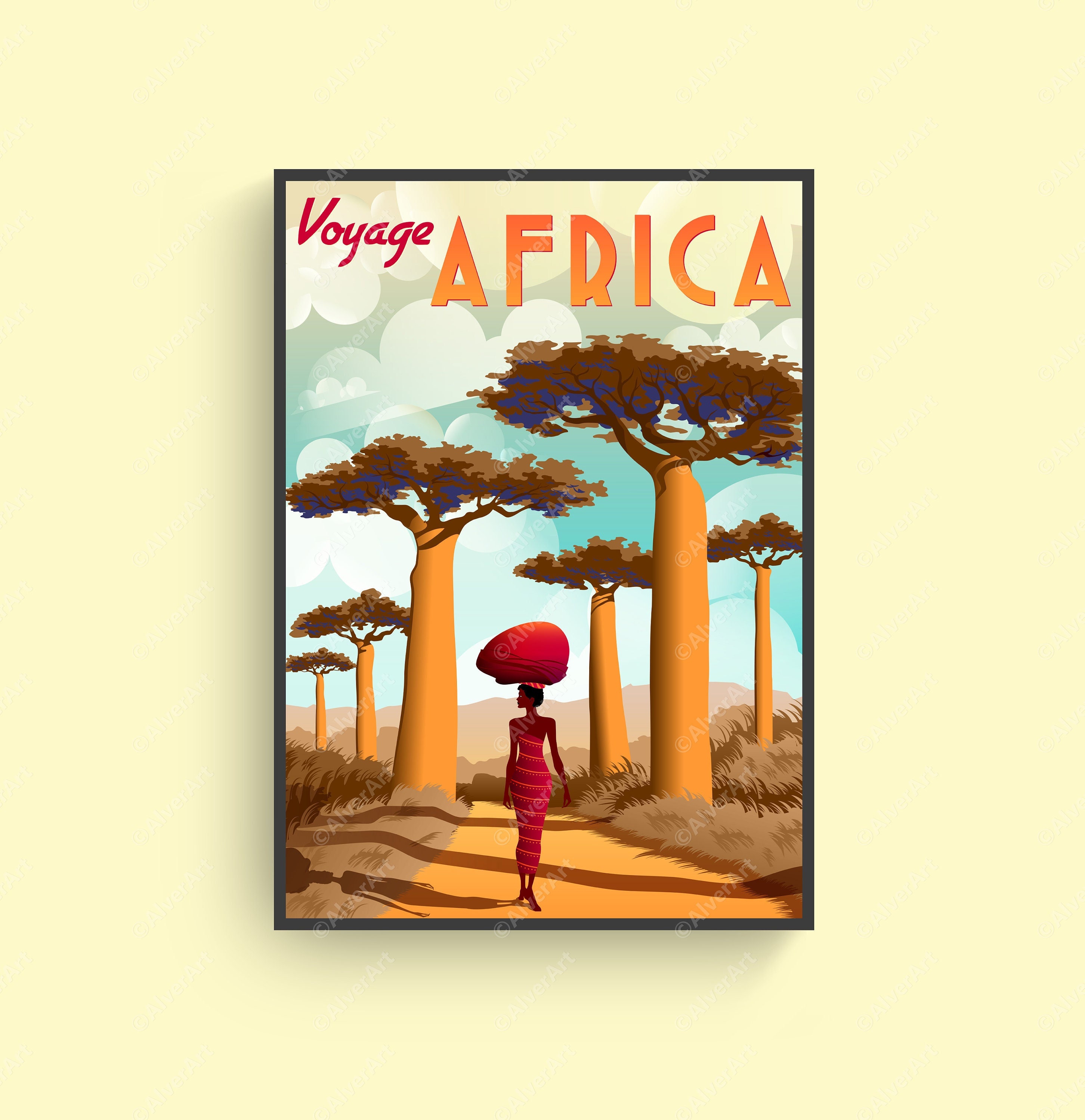 Africa Travel Art