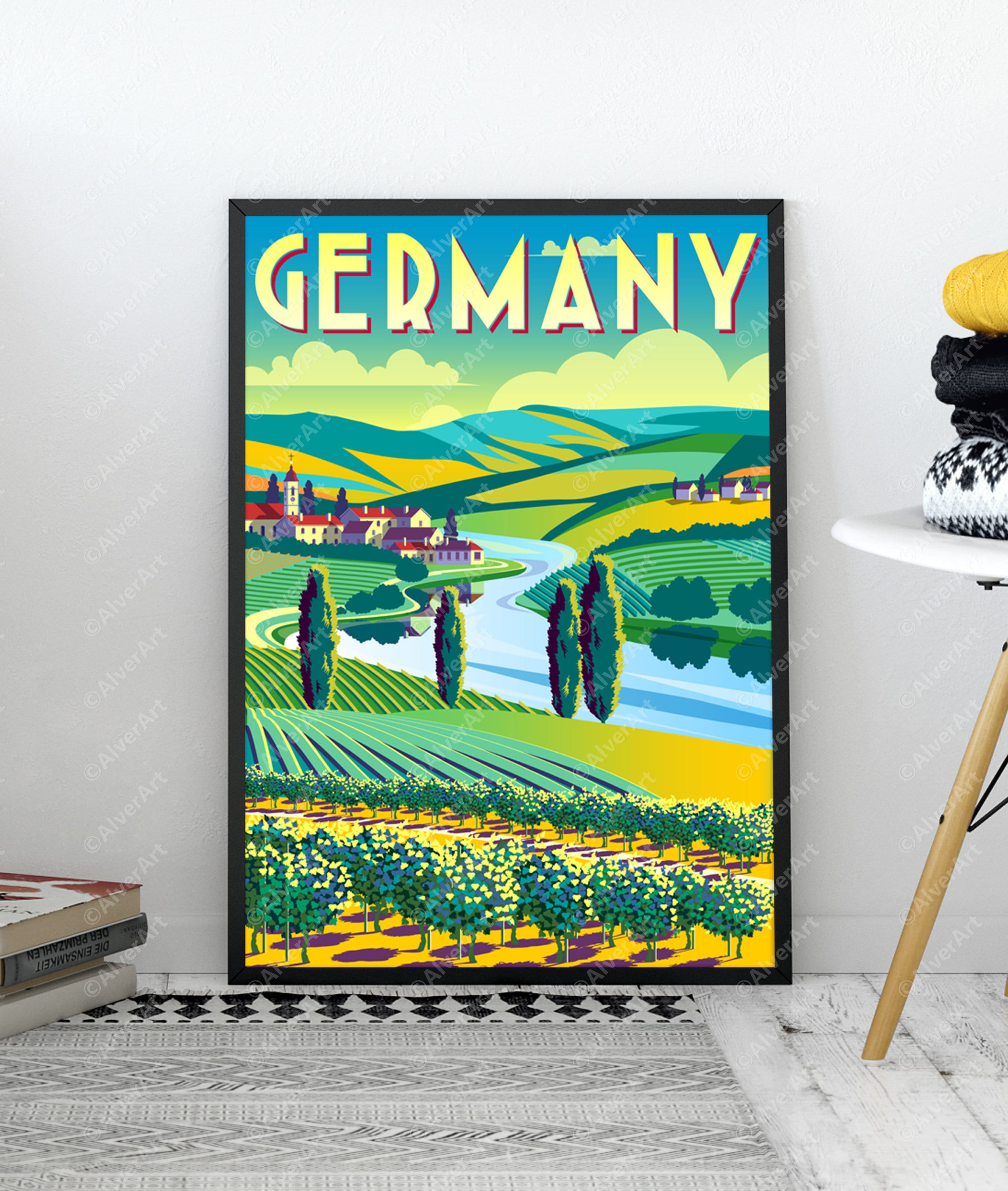 Germany Poster, Germany Travel Print, Germany Landscape Wall Art ...