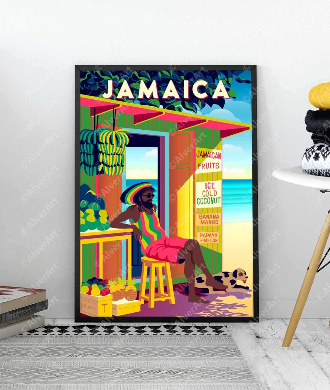 Caribbean Poster Jamaica Poster Jamaica Tropical Print - Etsy