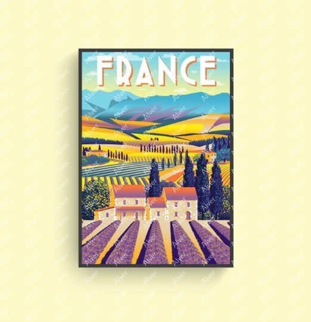 France Poster, Provence Poster, France Travel Print, French Wall Art ...