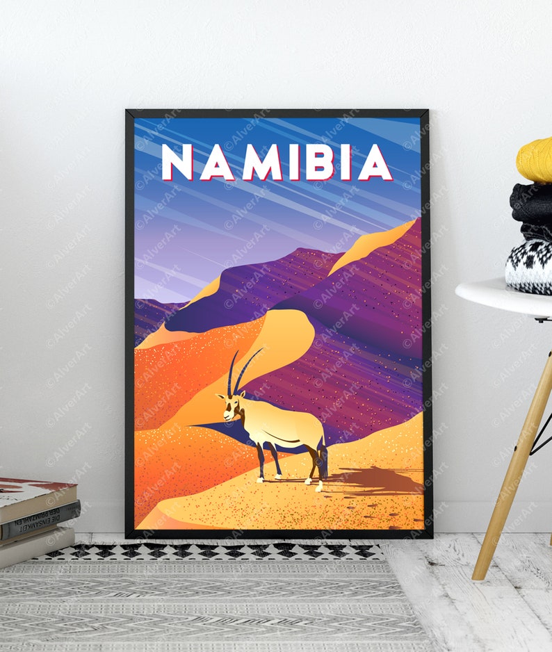Namibia Poster Africa Poster Africa Travel Print Africa - Etsy