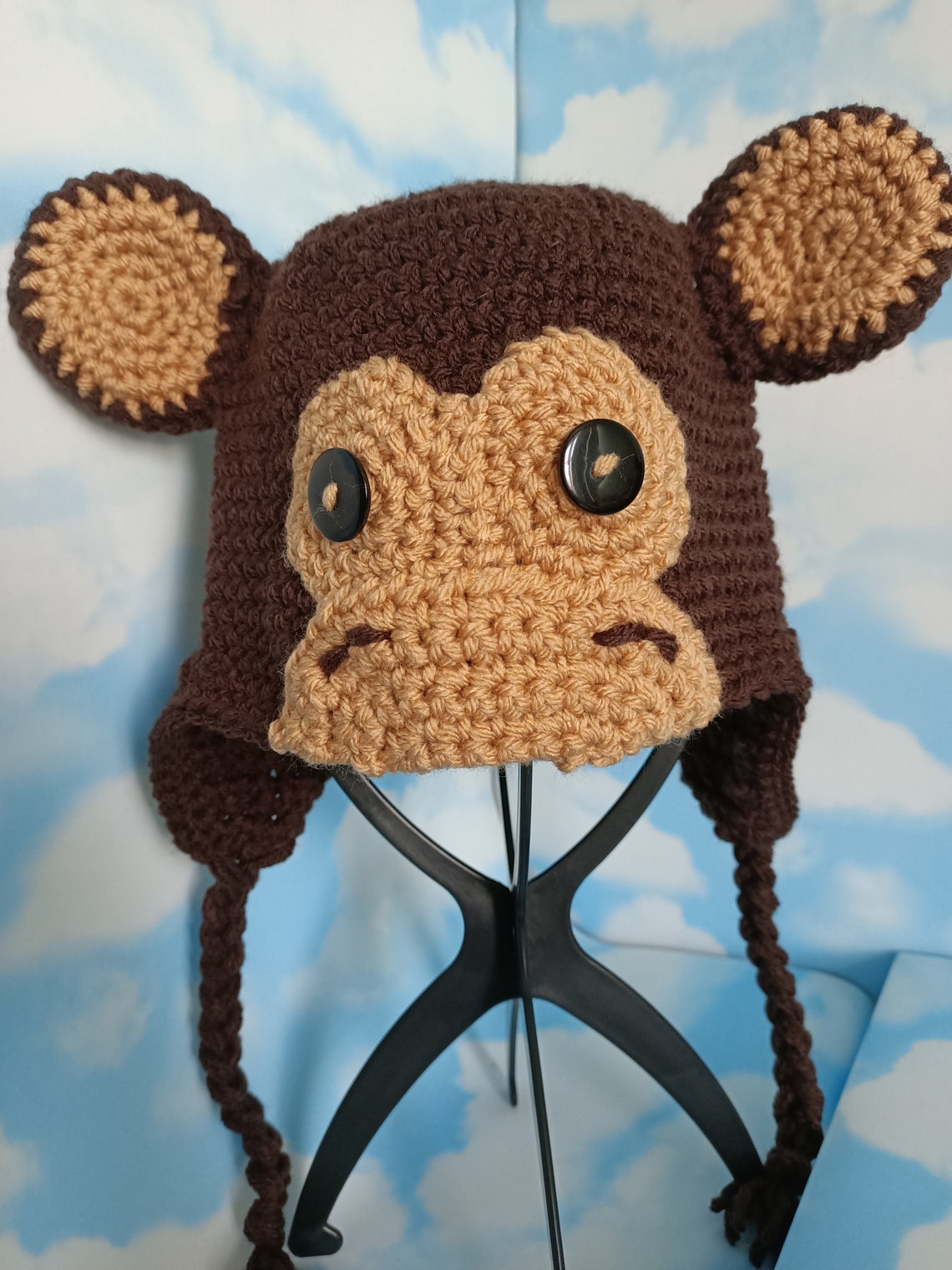 Monkey Hat Crochet Pattern - Etsy