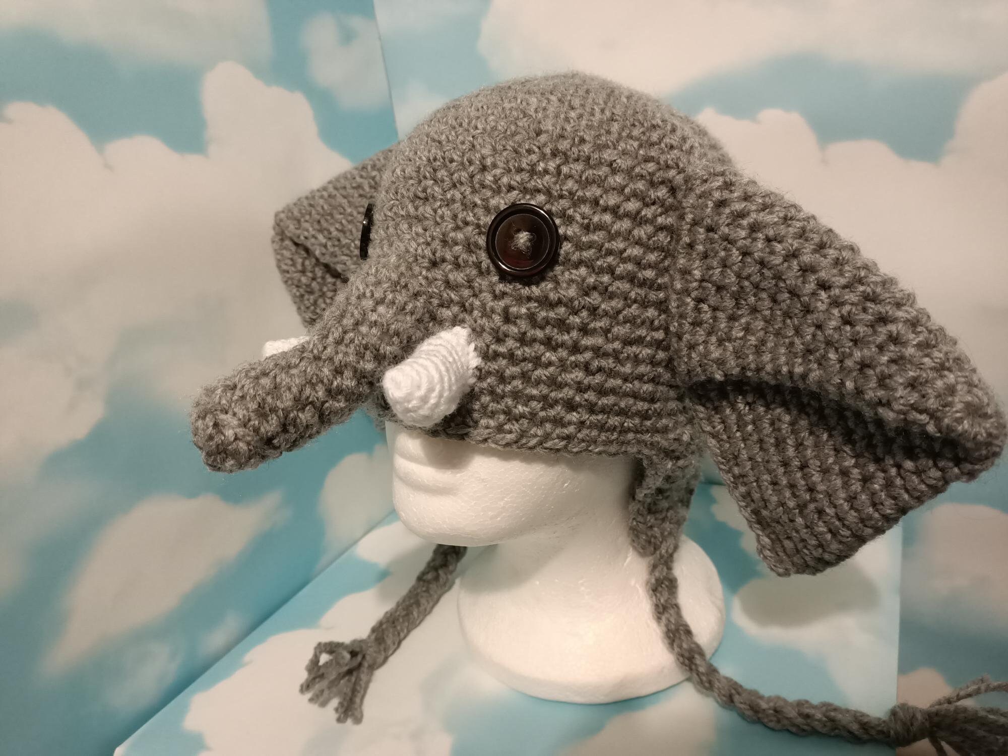 Elephant Hat Crochet Pattern - Etsy