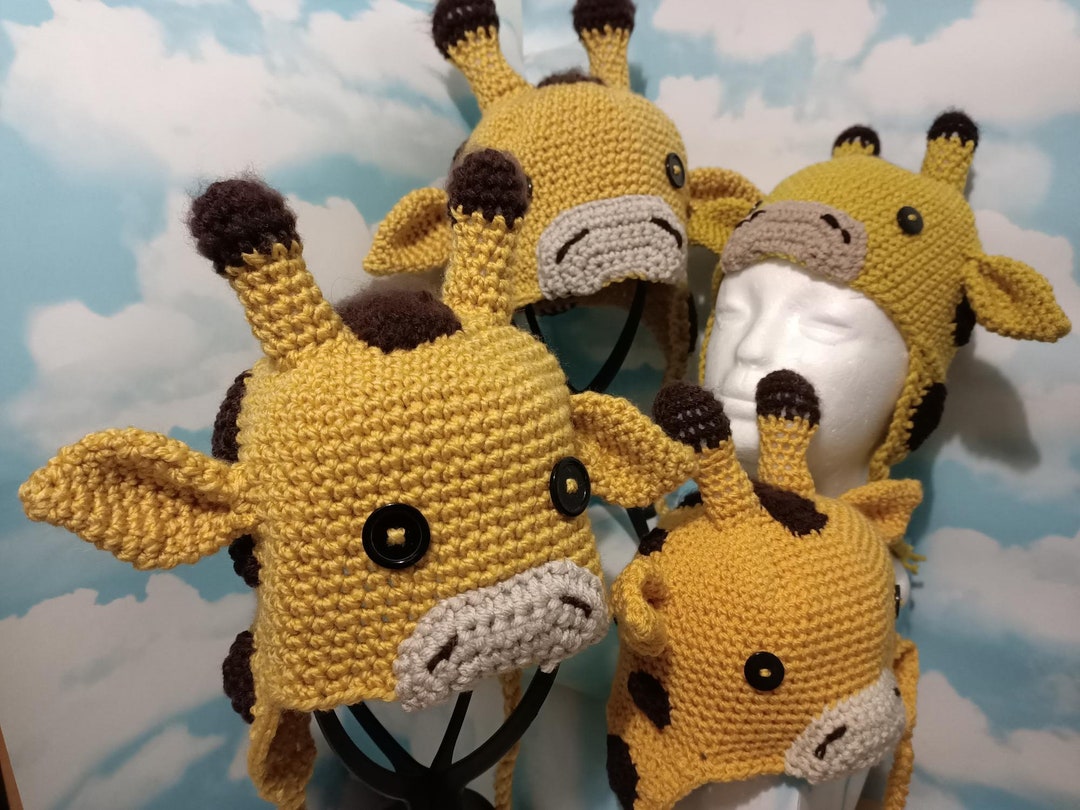 Giraffe Hat Crochet Pattern - Etsy