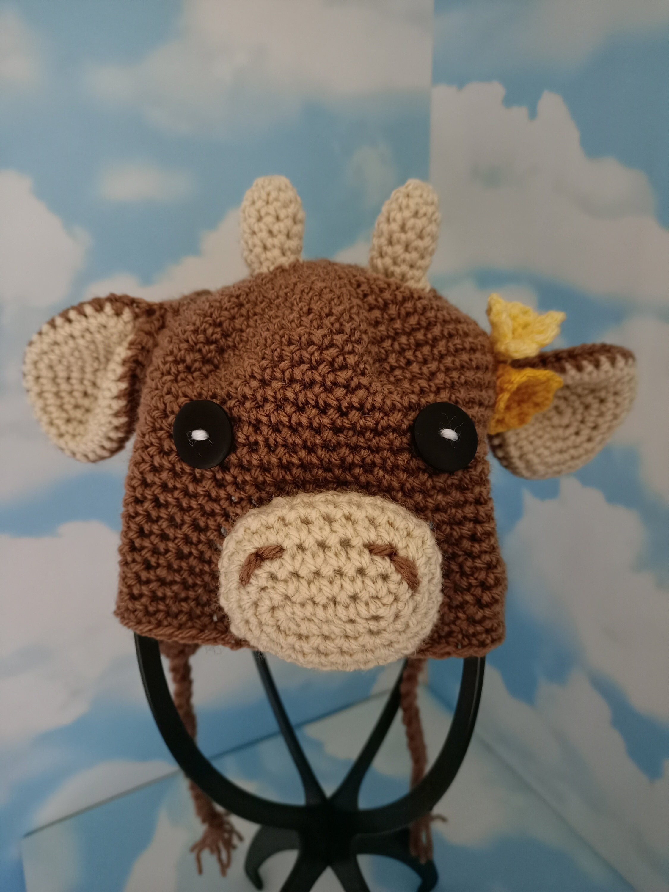 Cow Hat Crochet Pattern - Etsy