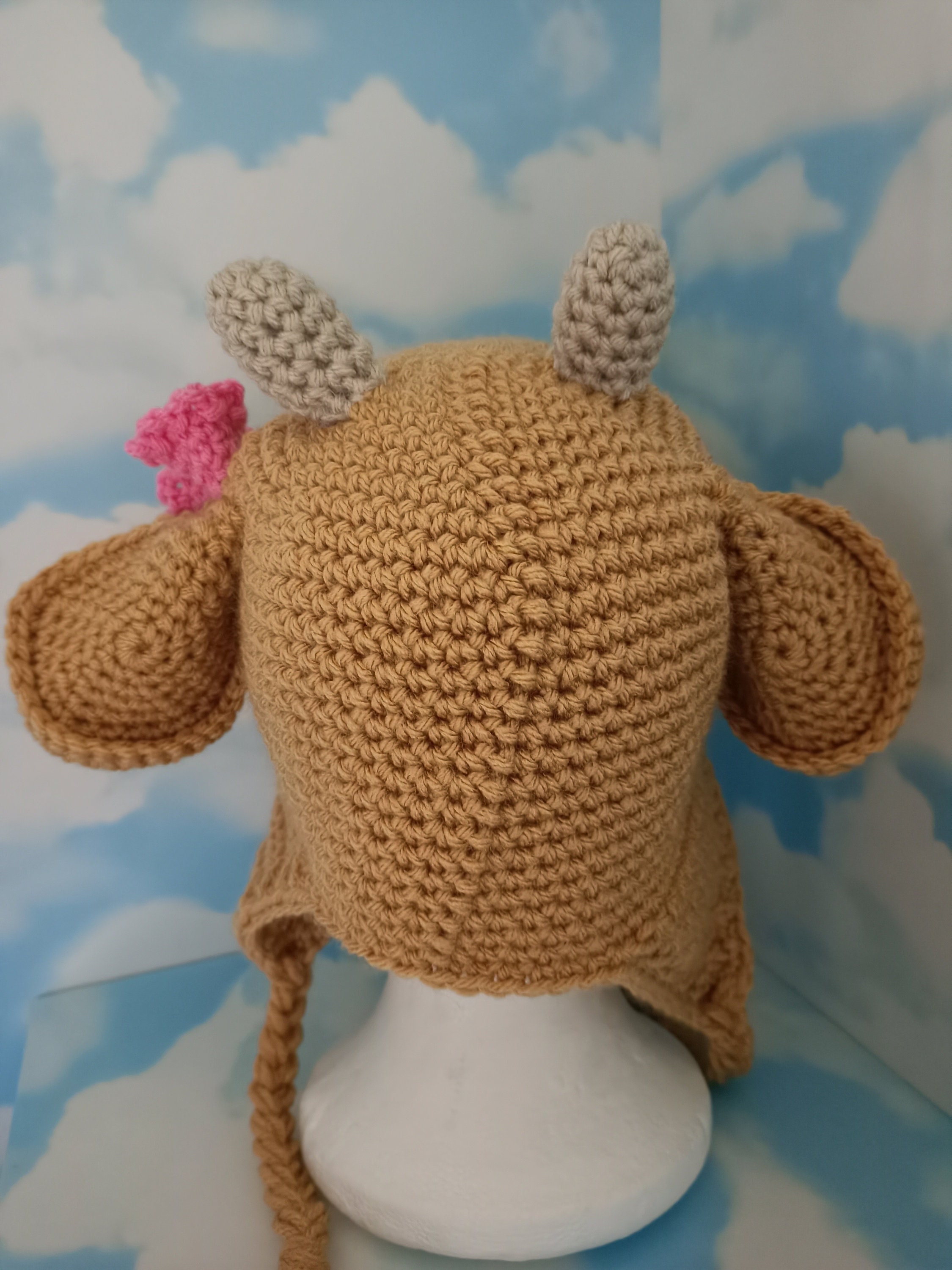 Cow Hat Crochet Pattern - Etsy