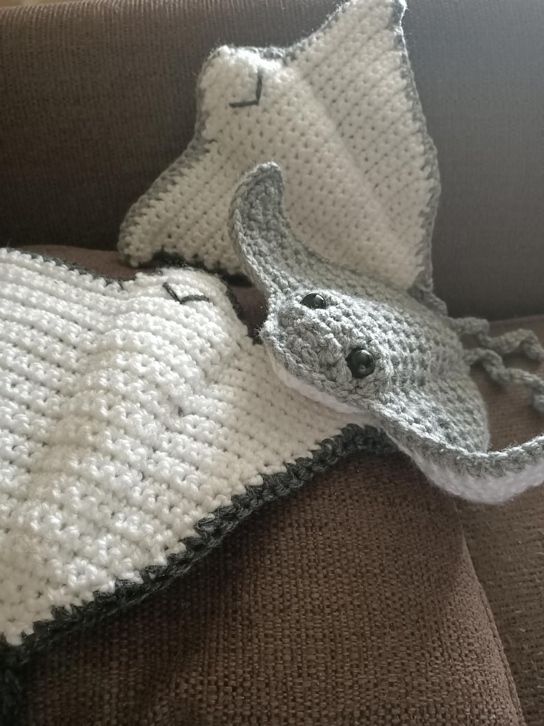 Stingray Crochet Pattern - Etsy