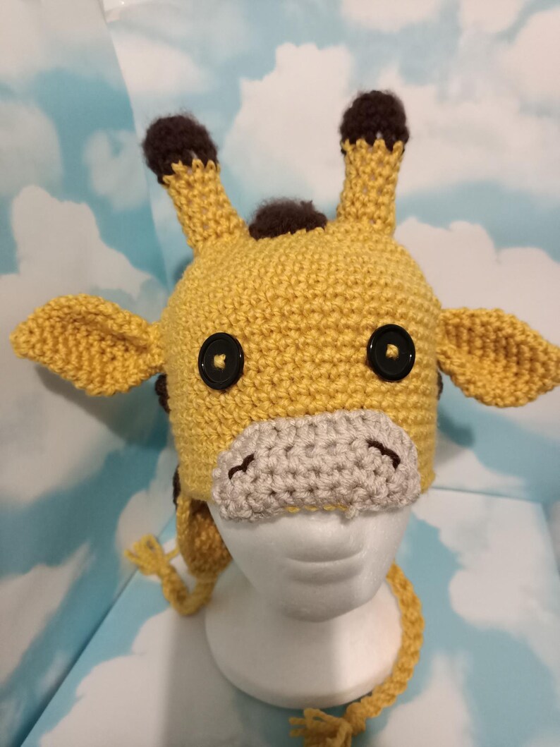 Giraffe Hat Crochet Pattern - Etsy