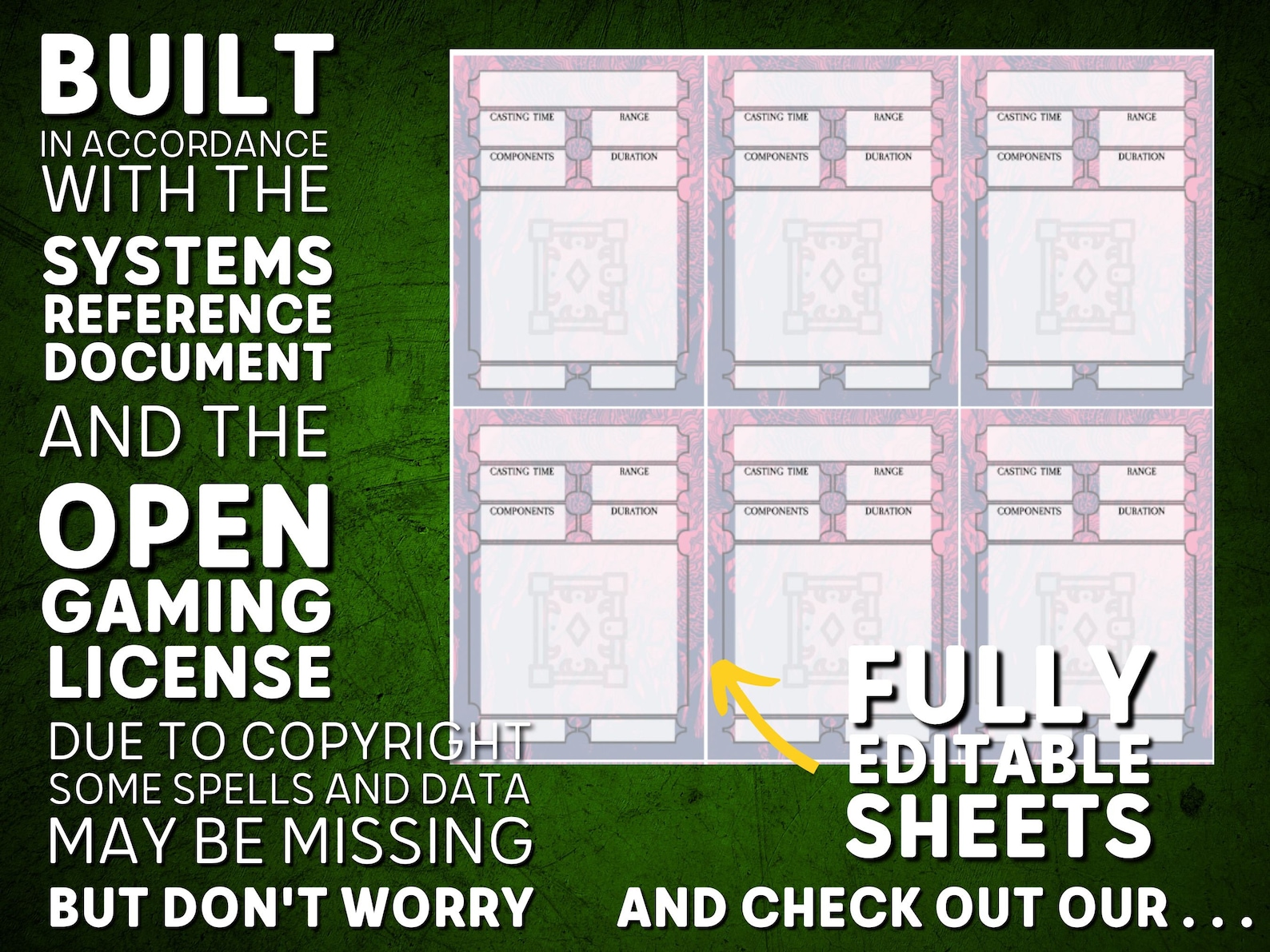 Dnd 5e Spell Cards Pdf for Clerics | Printable Dnd Spell Book | SRD ...