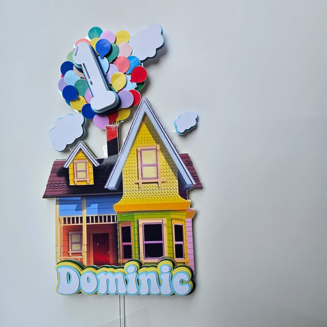 Pixar up Cake Topper, up Movie Birthday, UP Birthday Decor - Etsy