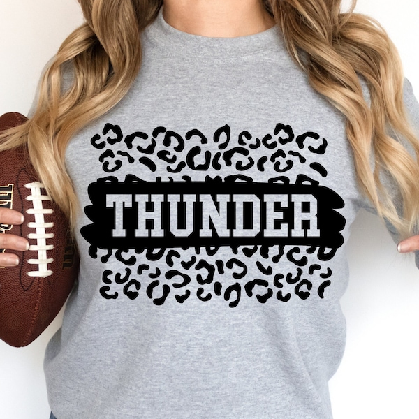 Thunder School Spirit Svg - Etsy