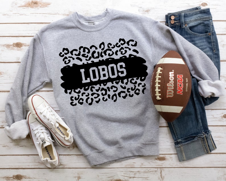 Lobos Football SVG PNG, Lobos Team Mascot, School Spirit Svg, School ...