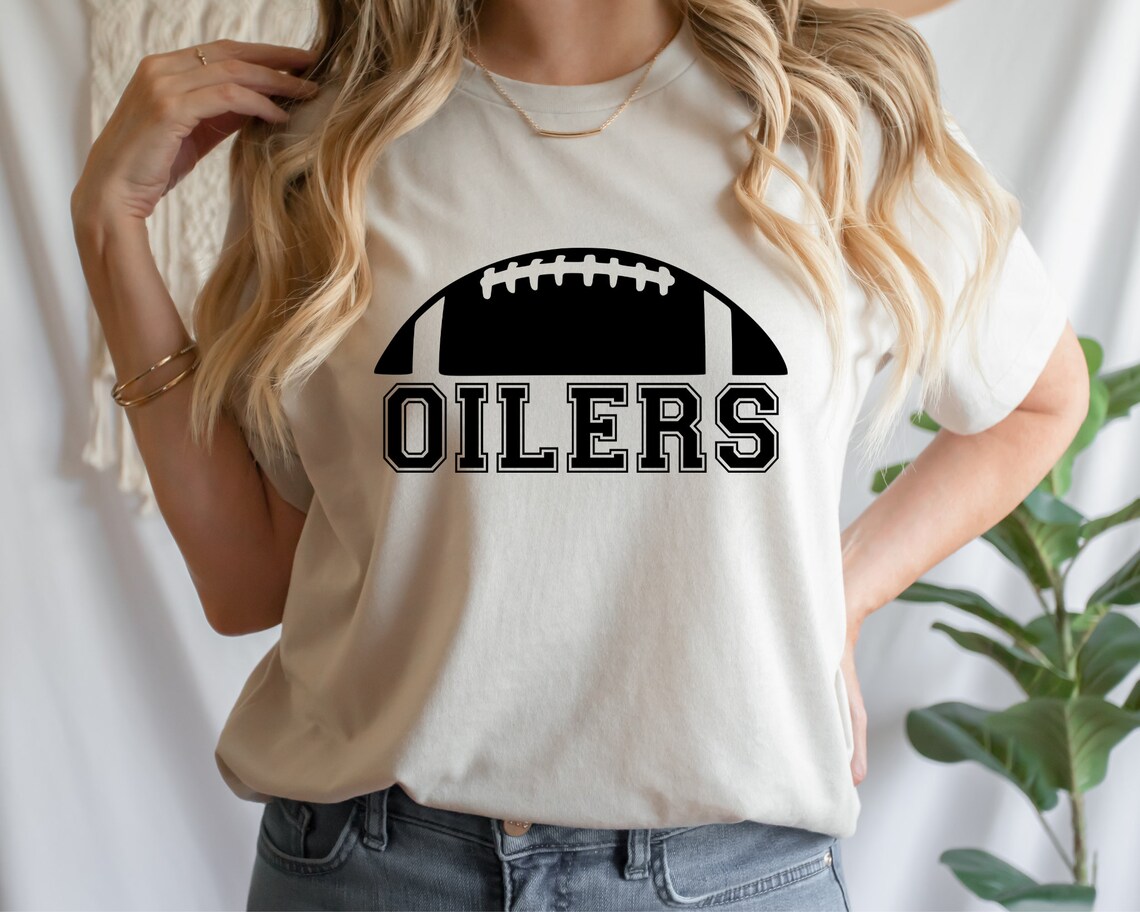 Oilers Football Shirt SVG PNG Oilers Mascot Svg Oilers Svg - Etsy