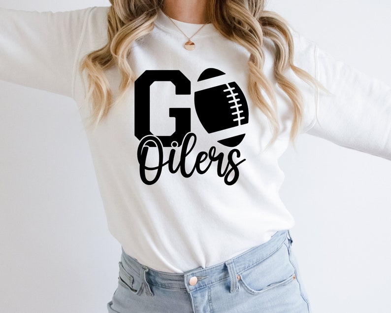 Oilers Football Shirt SVG PNG Oilers Mascot Svg Oilers Svg - Etsy