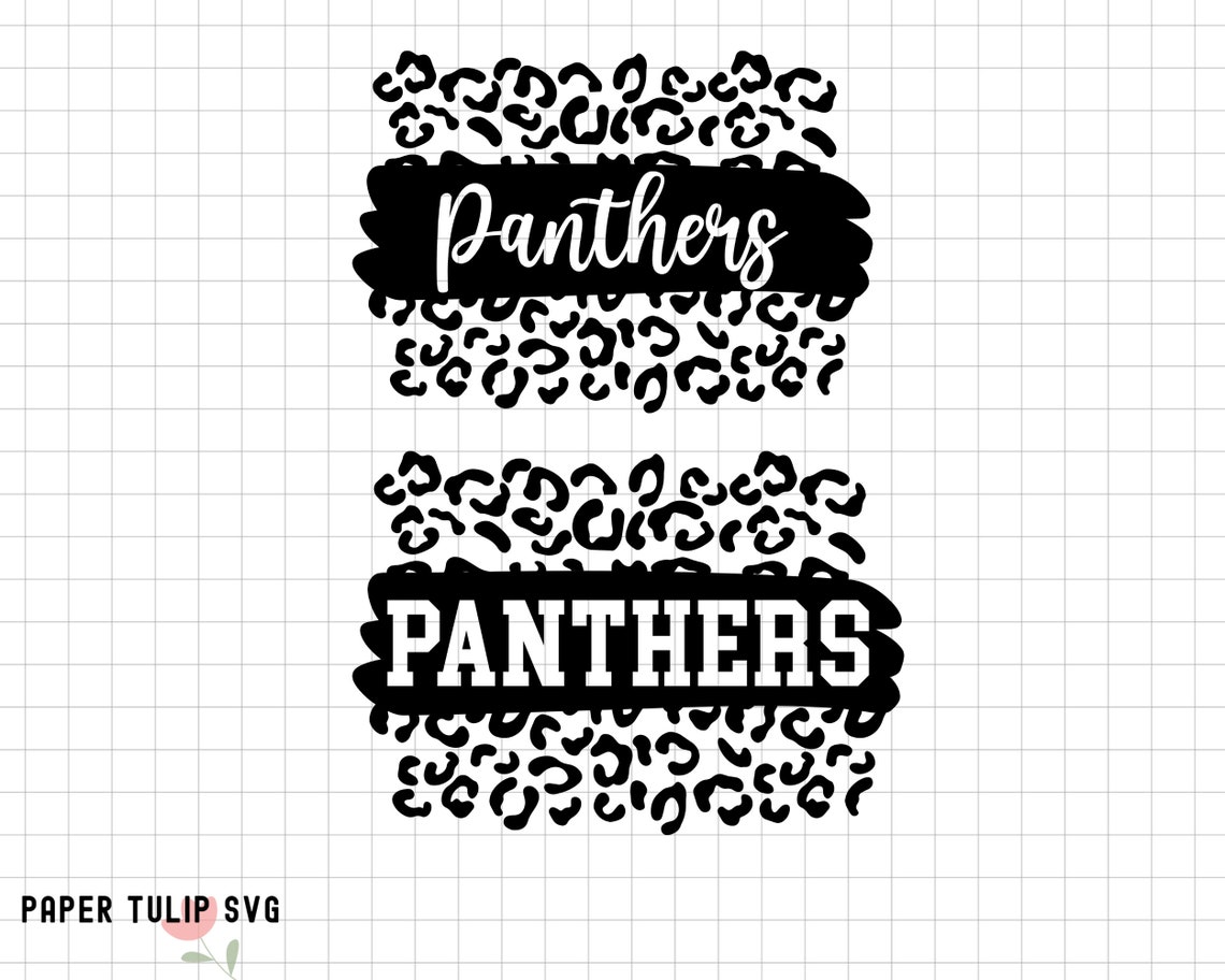 Panthers Football SVG PNG, Panthers Team Mascot, School Spirit Svg ...
