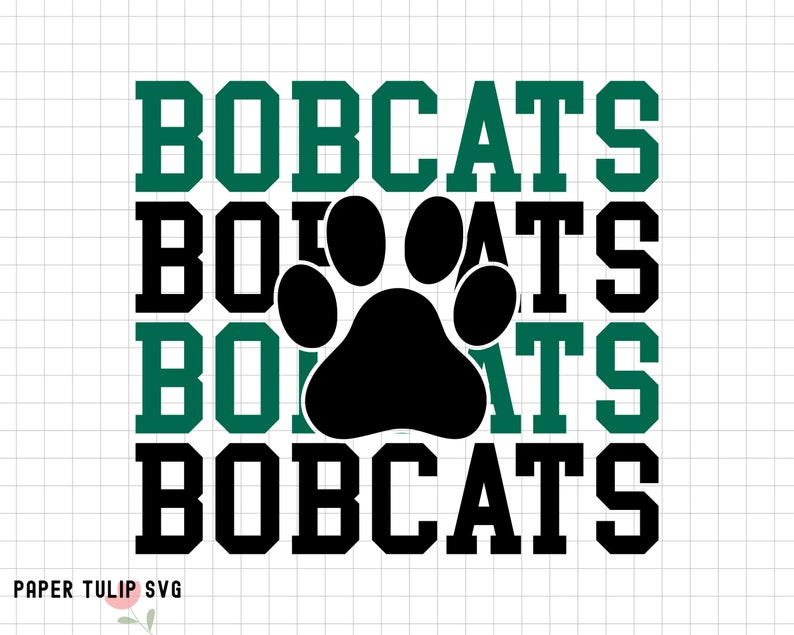 Bobcats Mascot SVG PNG Bobcats Svg Png School Mascot - Etsy