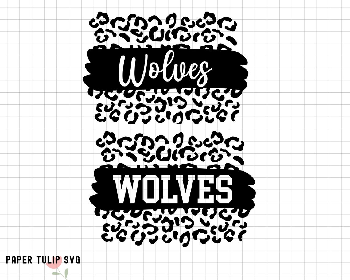 Wolves Mascot SVG PNG Wolves Svg Png School Mascot Football - Etsy