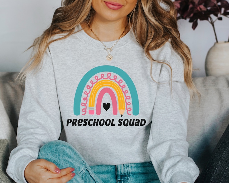 Preschool Squad SVG PNG, Preschool Crew Svg, School Svg, Teacher Svg ...