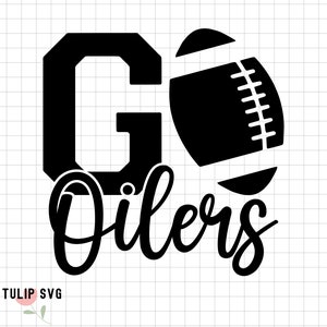 Oilers Football Shirt SVG PNG, Oilers Mascot Svg, Oilers Svg, Oilers ...