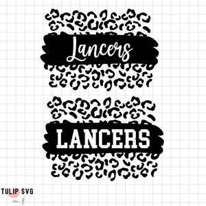 Lancers Football SVG PNG, Lancers Svg Png, School Mascot, Football Team ...