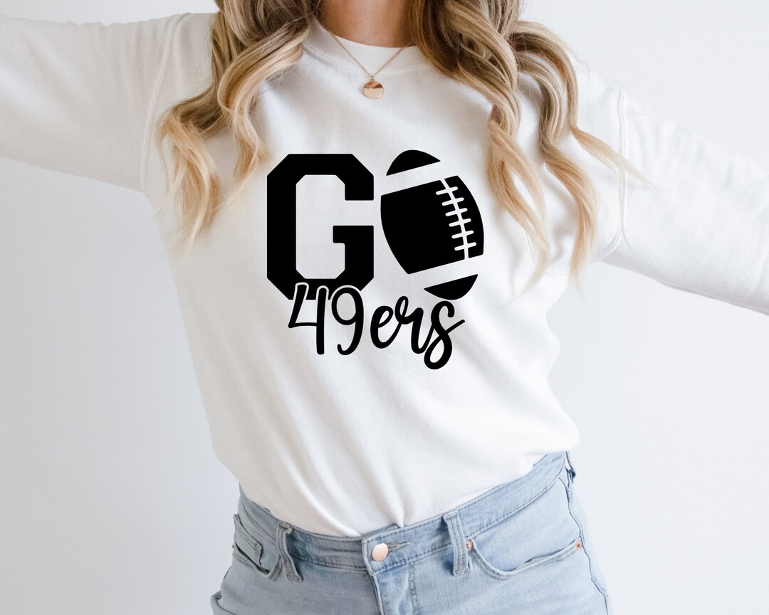 49ers Football SVG PNG, Football Shirt Svg, School Spirit Svg, 49ers ...