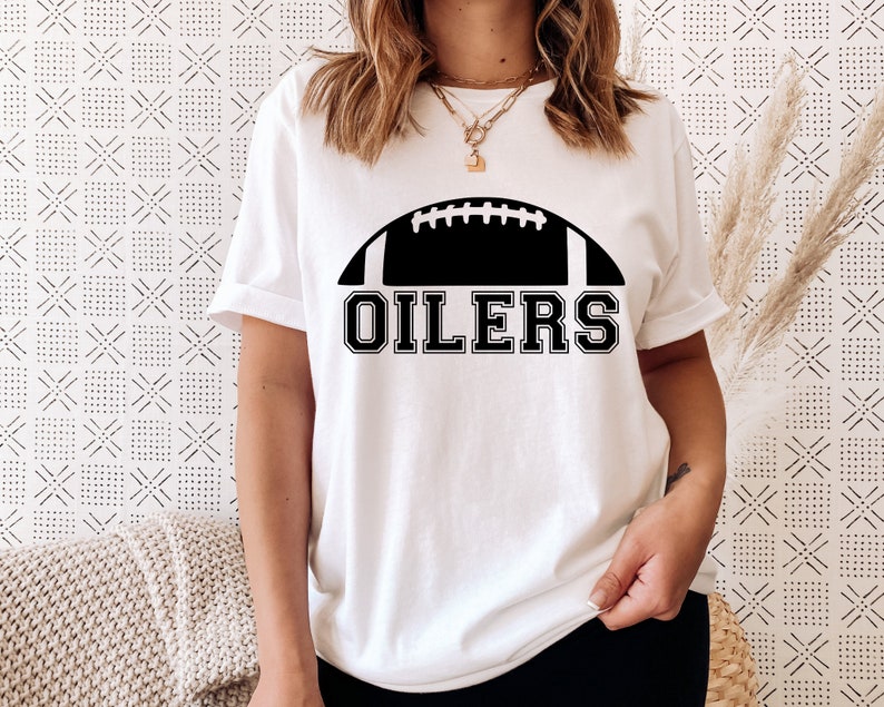 Oilers Football Shirt SVG PNG Oilers Mascot Svg Oilers Svg - Etsy