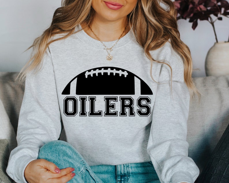 Oilers Football Shirt SVG PNG Oilers Mascot Svg Oilers Svg - Etsy
