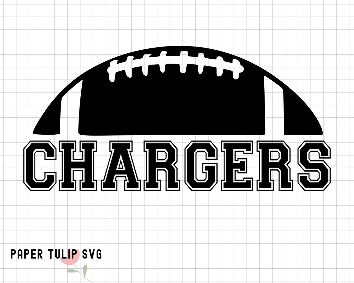 Chargers Football SVG PNG Chargers SVG School Mascot - Etsy