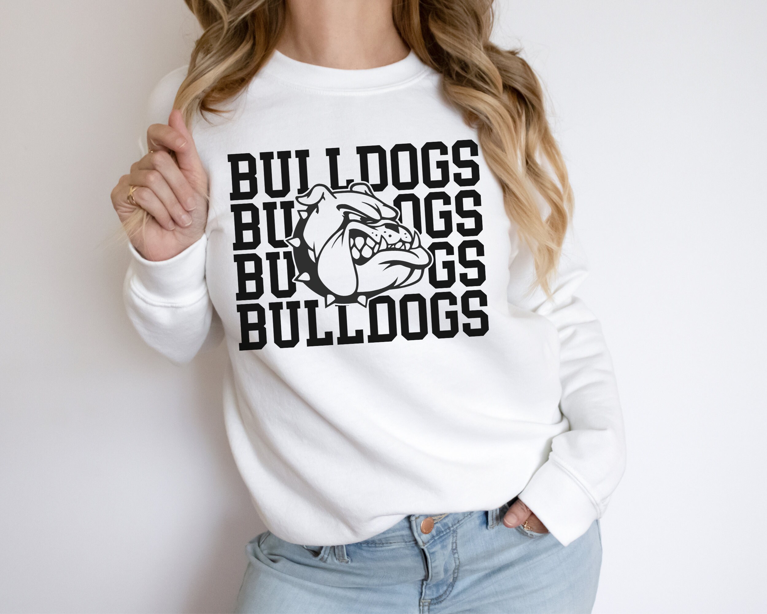 Bulldogs Football Svg Png School Mascot Svg Bulldogs Team - Etsy