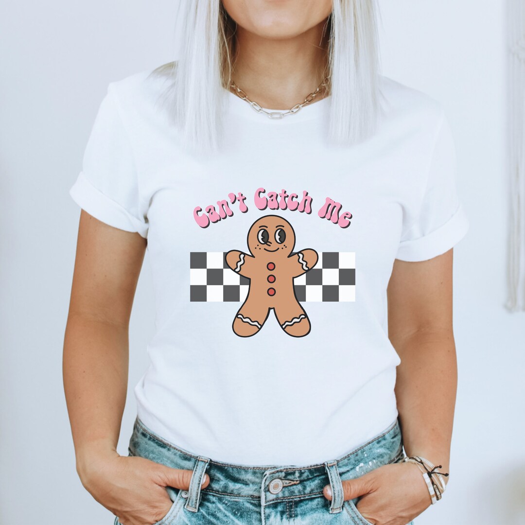 Can't Catch Me Gingerbread Man Mascot Funny Retro Mascot Characters ...