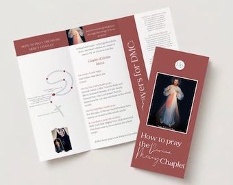 How to Pray the Divine Mercy Chaplet - Printable - Etsy