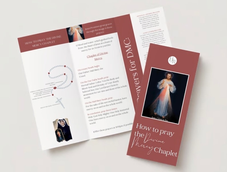 How to Pray the Divine Mercy Chaplet - Etsy
