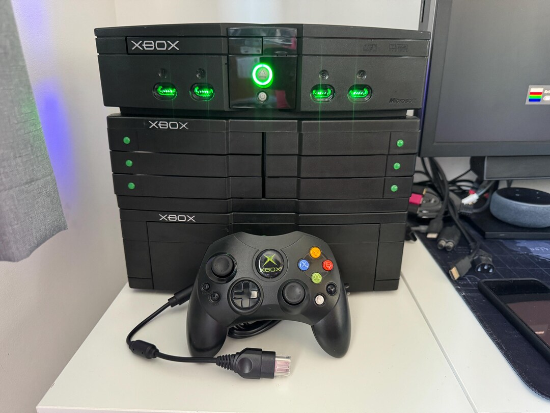 V1.0-1.4 4TB Black Original Microsoft Xbox XBMC4GAMERS Retro ...