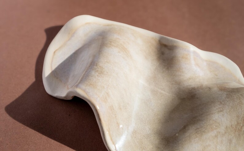Handmade Stoneware Serving Plate, Versatile Ceramic Tray for Breakfast ...