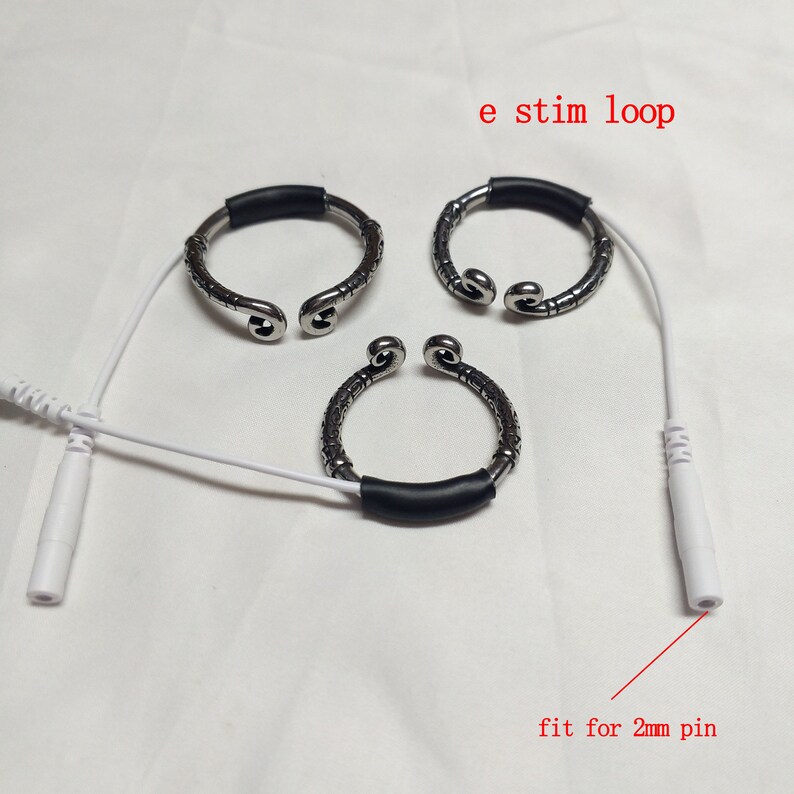 Electro Shock E Stim Glans Ring Penis Head Cock Rings Electrosex Toy ...