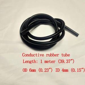 Conductive Silicone Rubber Tube Tens / Estim / E-stim Machine 6mm OD ...