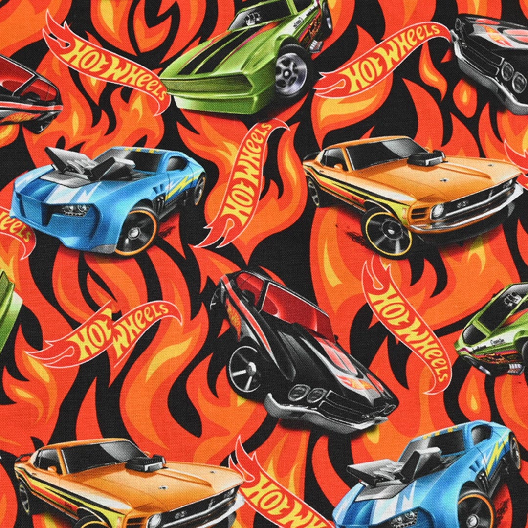 Hot Wheels Fabric Cars Fabric Cartoon Anime Fabric 100% Cotton Fabric ...