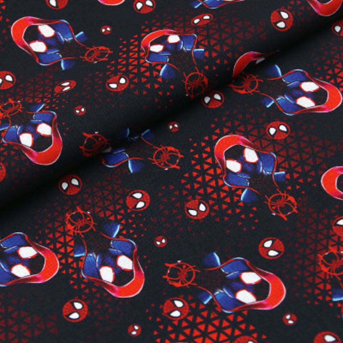 Spider-man Fabric Marvel Character Fabric Cartoon Anime Fabric - Etsy