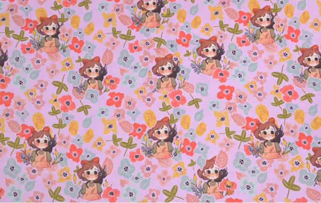 Japanese Anime Fabric Animation Cartoon Anime Fabric 100% Cotton Fabric ...